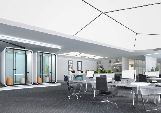 Modular Two Person Pod Extendable Soundproof Study Pods 220V